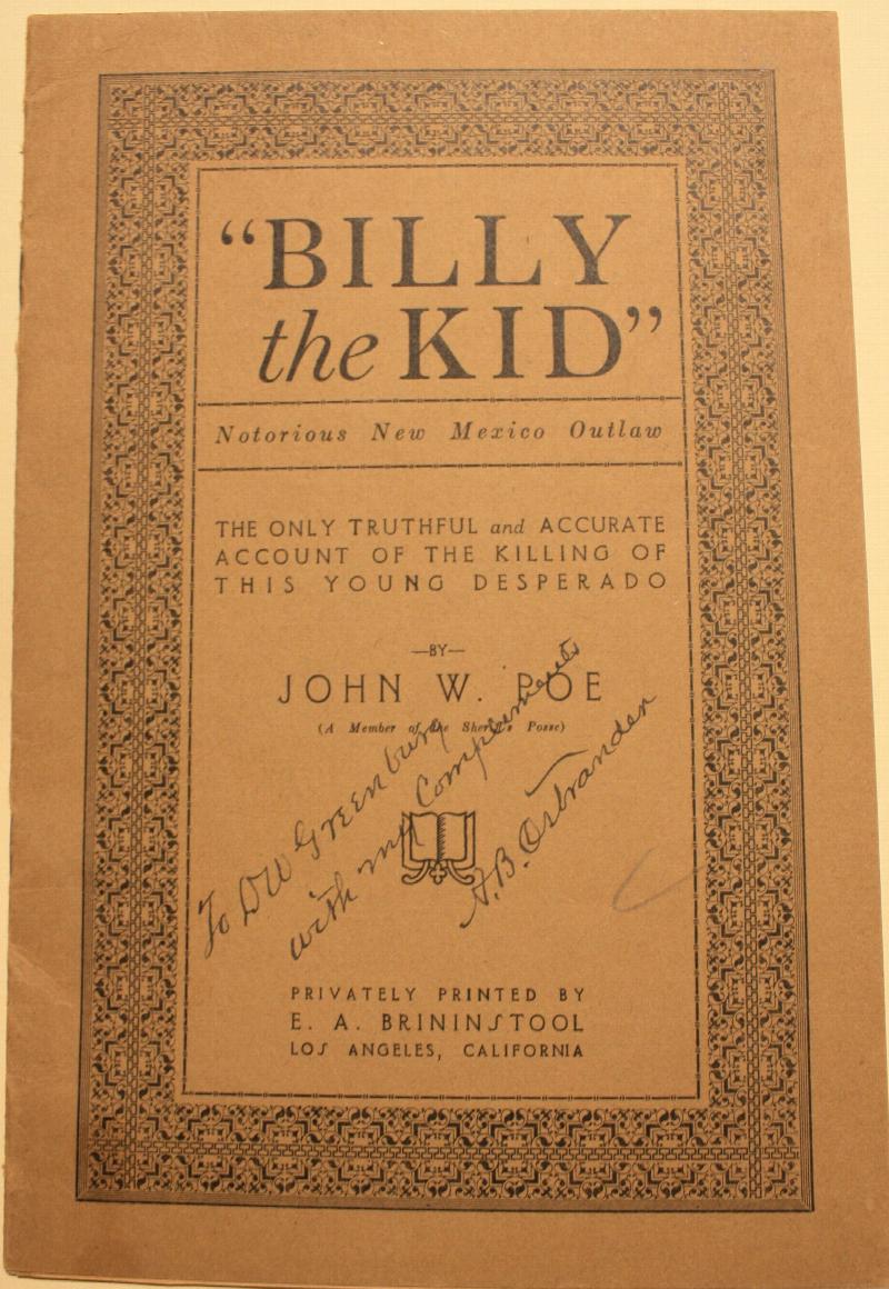 The True Story of the Killing of Billy the Kid Notorious New Mexico ...